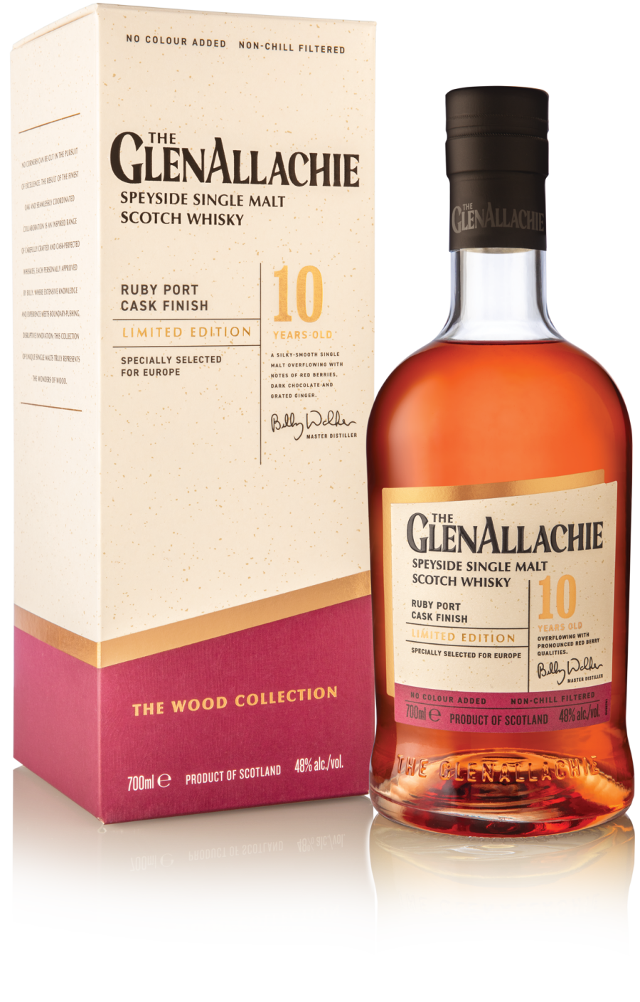 The GlenAllachie 10-year-old Ruby Port Cask Finish - The GlenAllachie ...